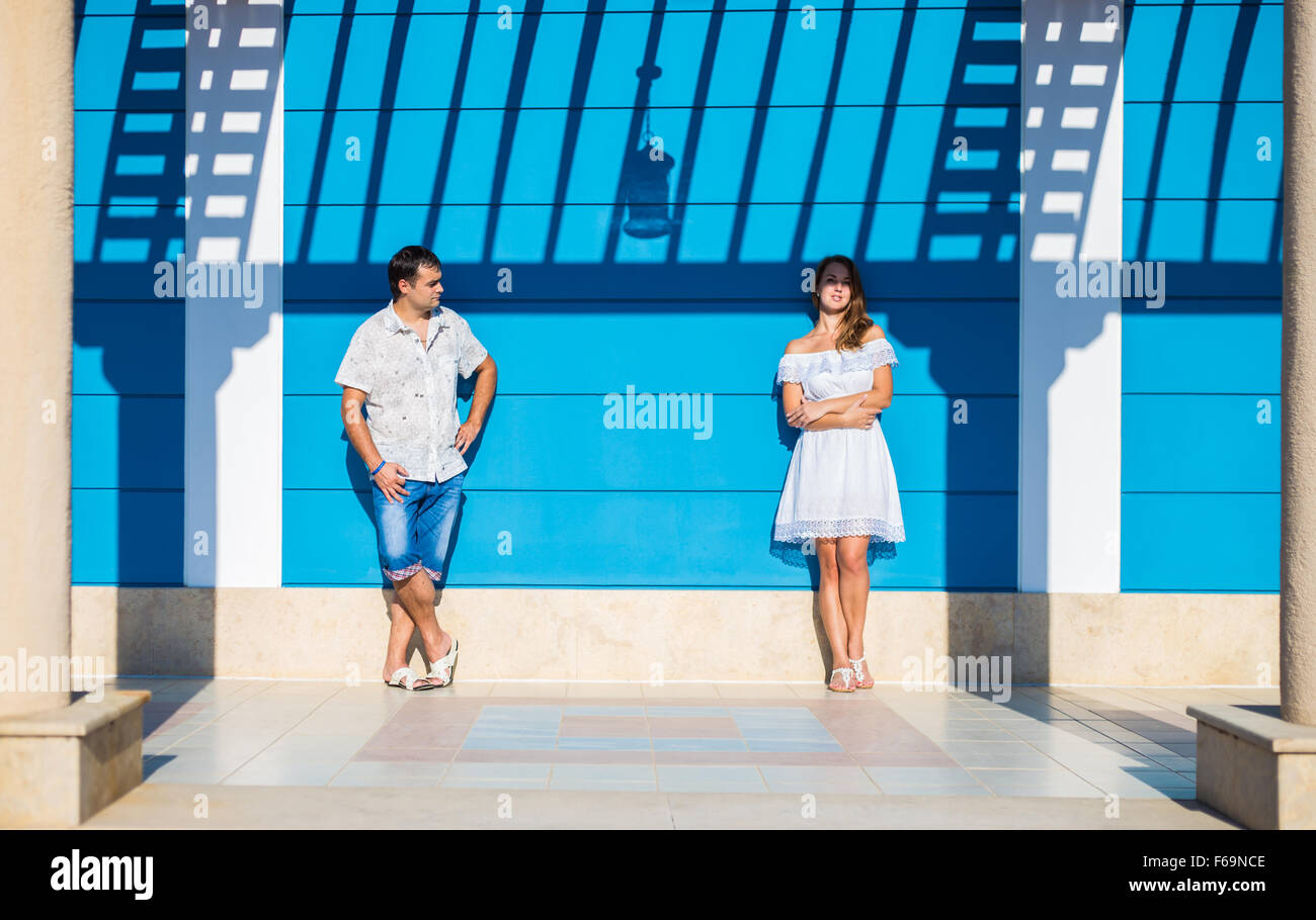 posing enamored couple Stock Photo - Alamy