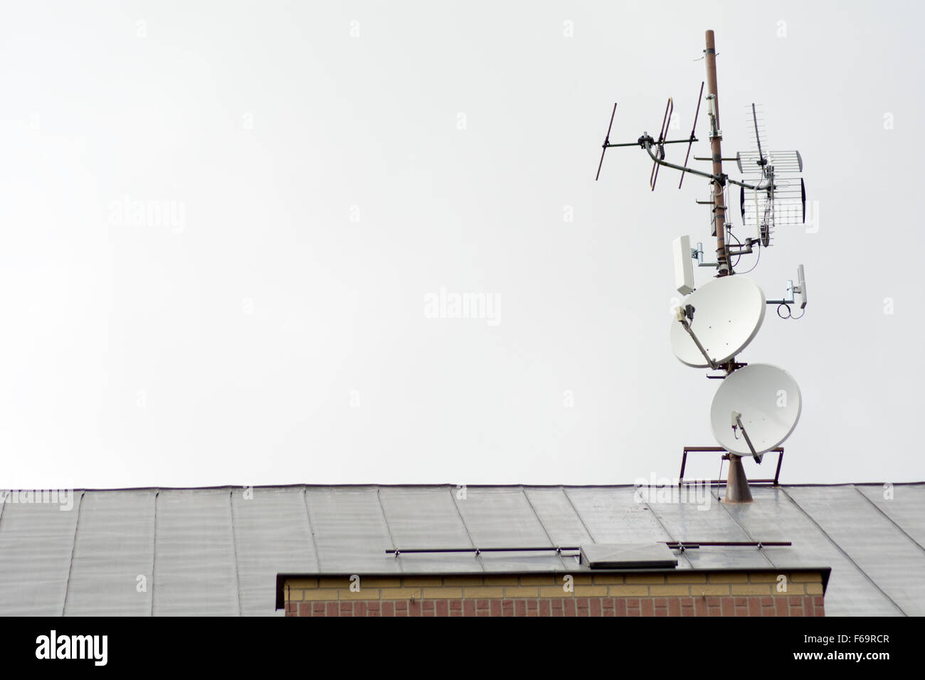 Antennas roof hi-res stock photography and images - Alamy