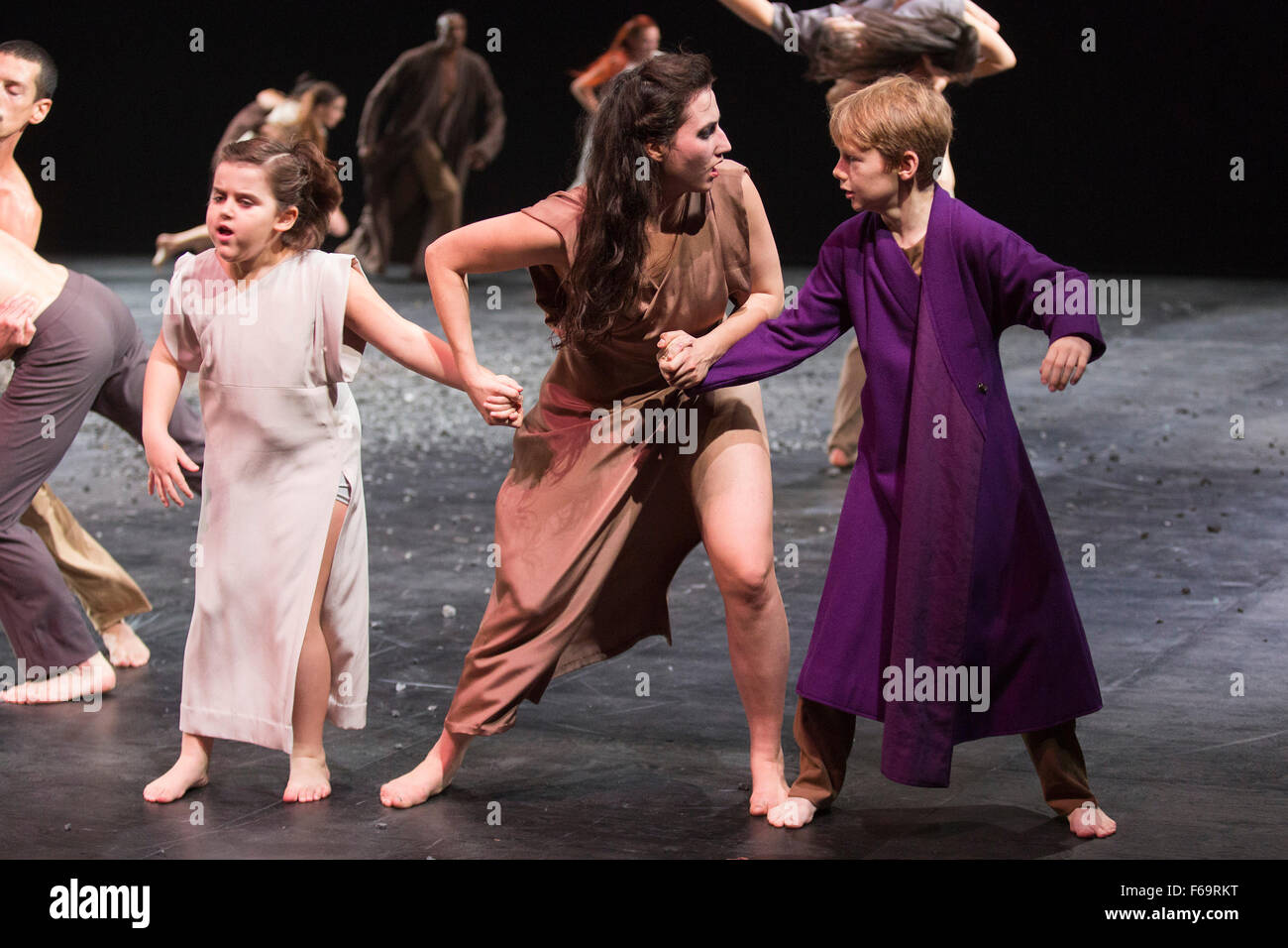 10/11/2015. London, UK. Sacre performed to Stravinsky's The Rite of ...