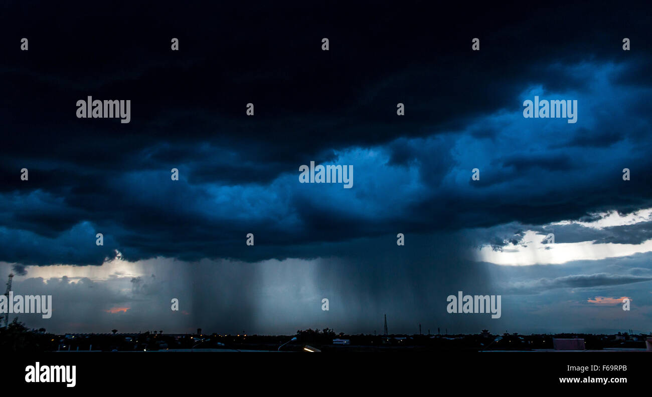 Rain at a distance Stock Photo - Alamy