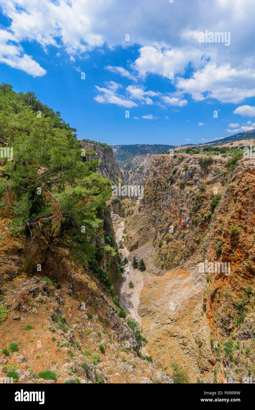 Aradena Schlucht Kreta, Aradena Gorge Crete Stock Photo - Alamy