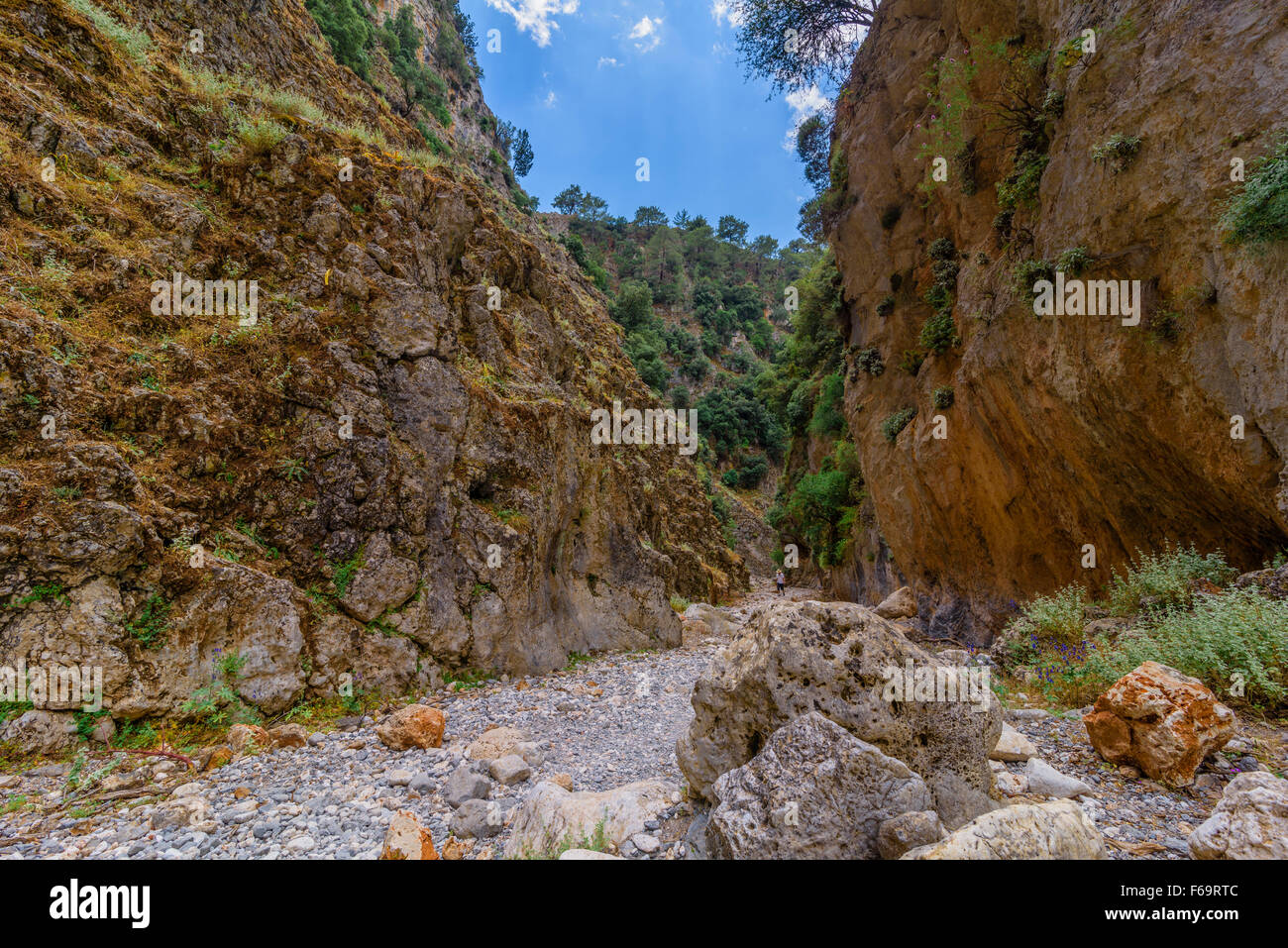 Aradena Schlucht Kreta, Aradena Gorge Crete Stock Photo - Alamy