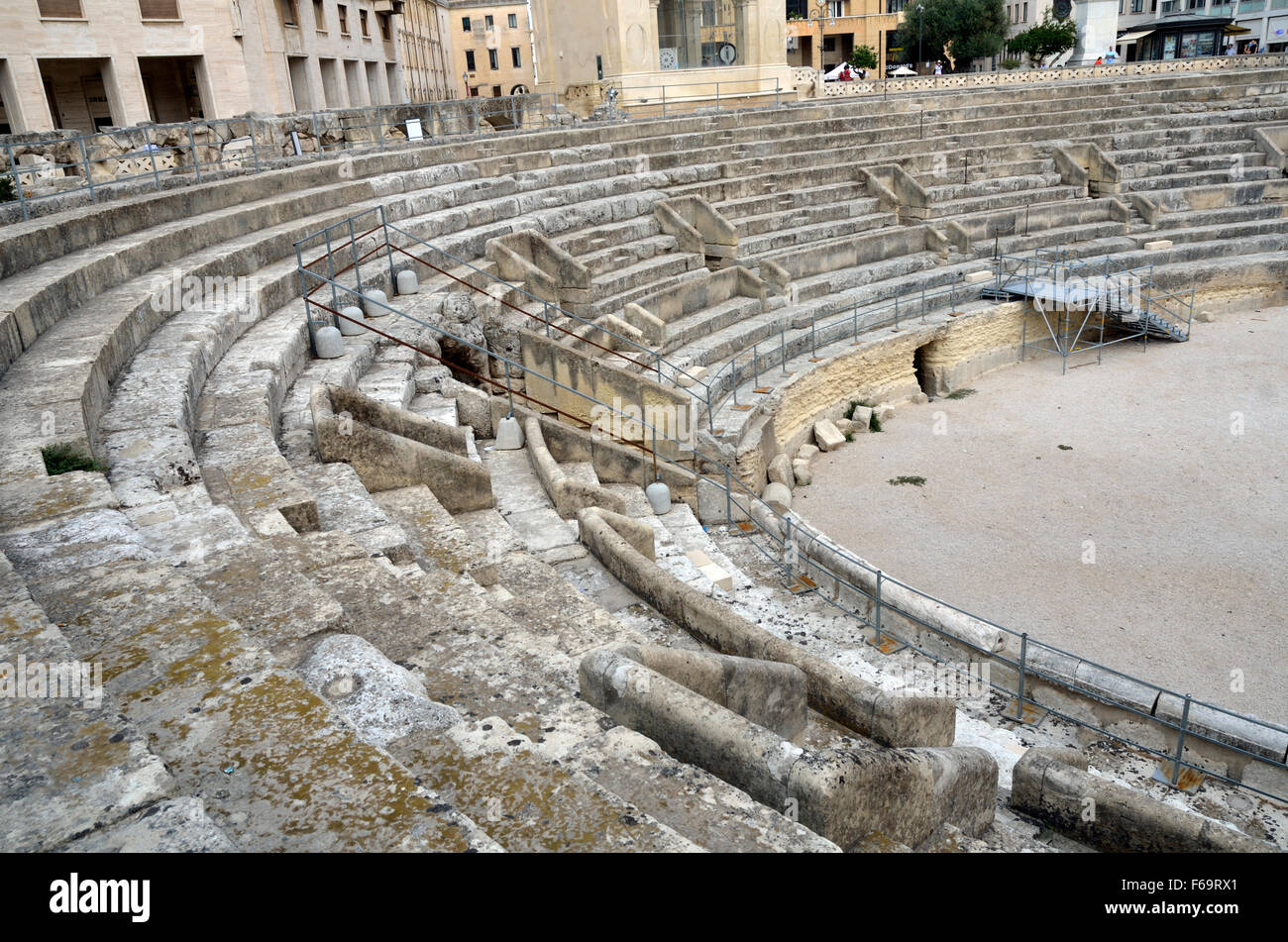 Roman Amphitheatre,Lecce,Apulia, Italy Europe Stock Photo - Alamy
