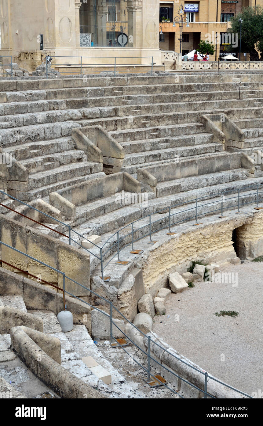 Roman Amphitheatre,Lecce,Apulia, Italy Europe Stock Photo - Alamy