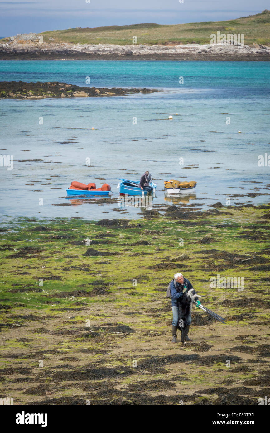 Fishermen returning home after a days fishing at sea Stock Photo - Alamy