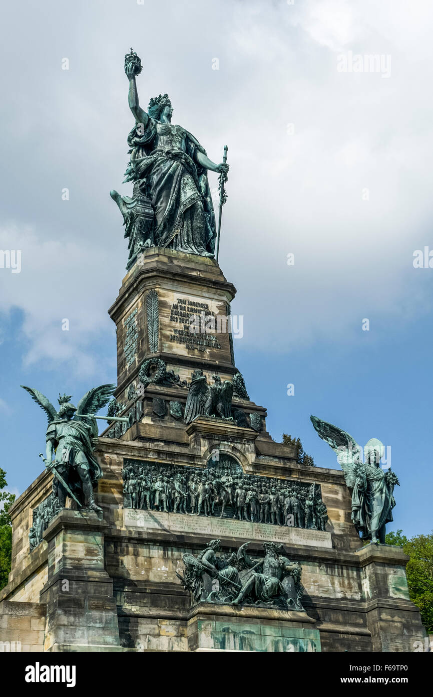 Germany rüdesheim germania statue hi-res stock photography and images ...
