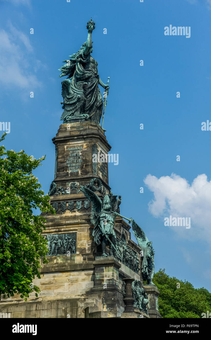 Germany rüdesheim germania statue hi-res stock photography and images ...