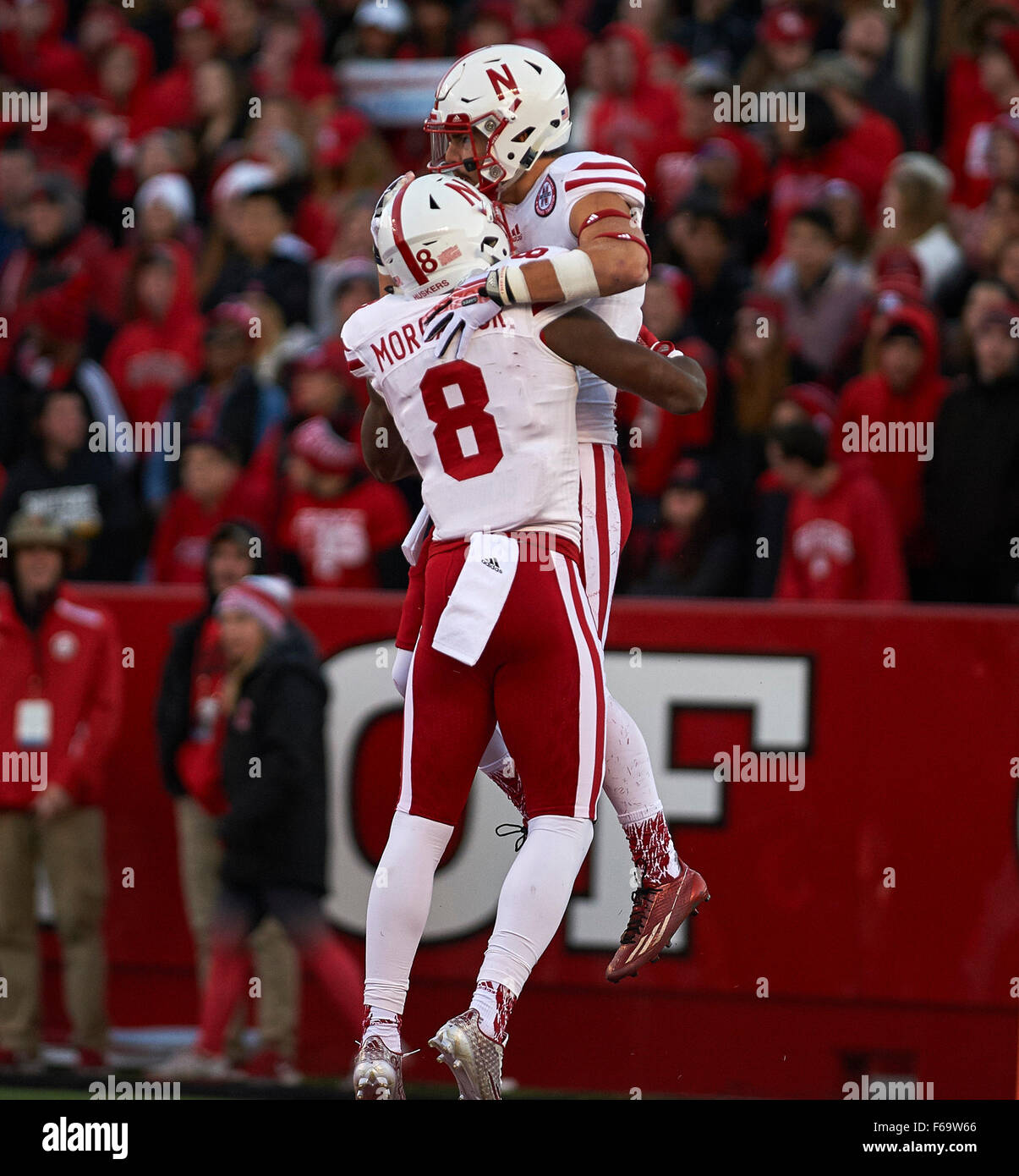 Piscataway, New Jersey, USA. 15th Nov, 2015. Nebraska's wide receiver ...