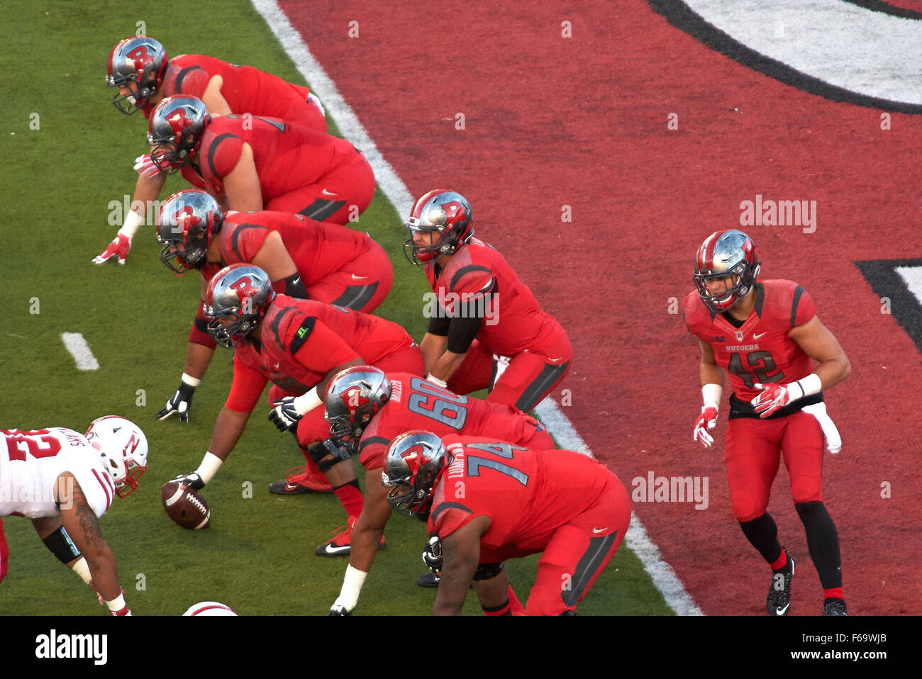 Piscataway, New Jersey, USA. 15th Nov, 2015. Rutgers' quarterback Chris ...