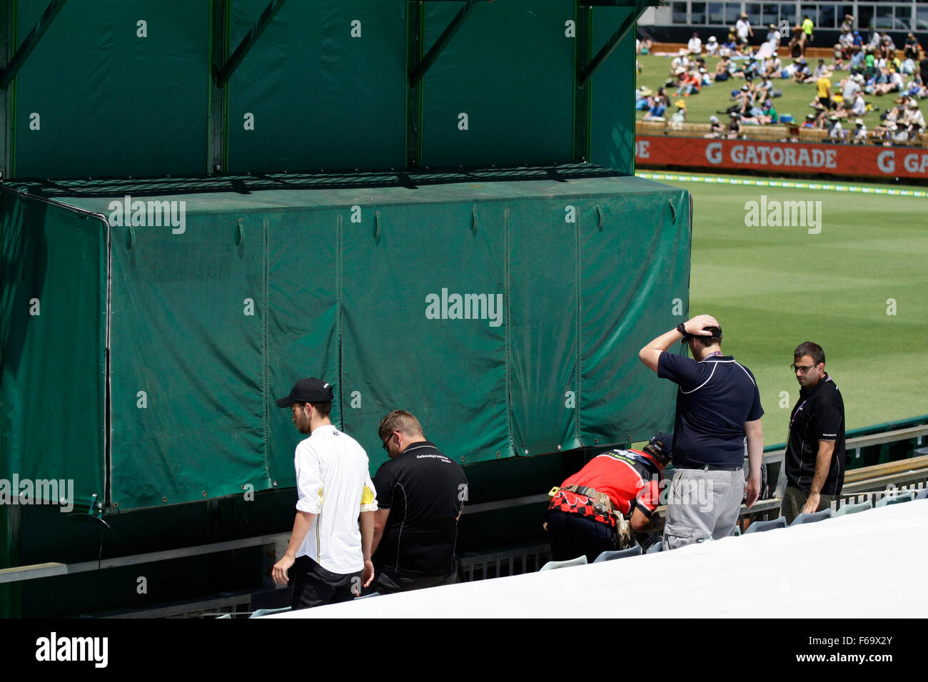 Cricket sight screen hi-res stock photography and images - Alamy