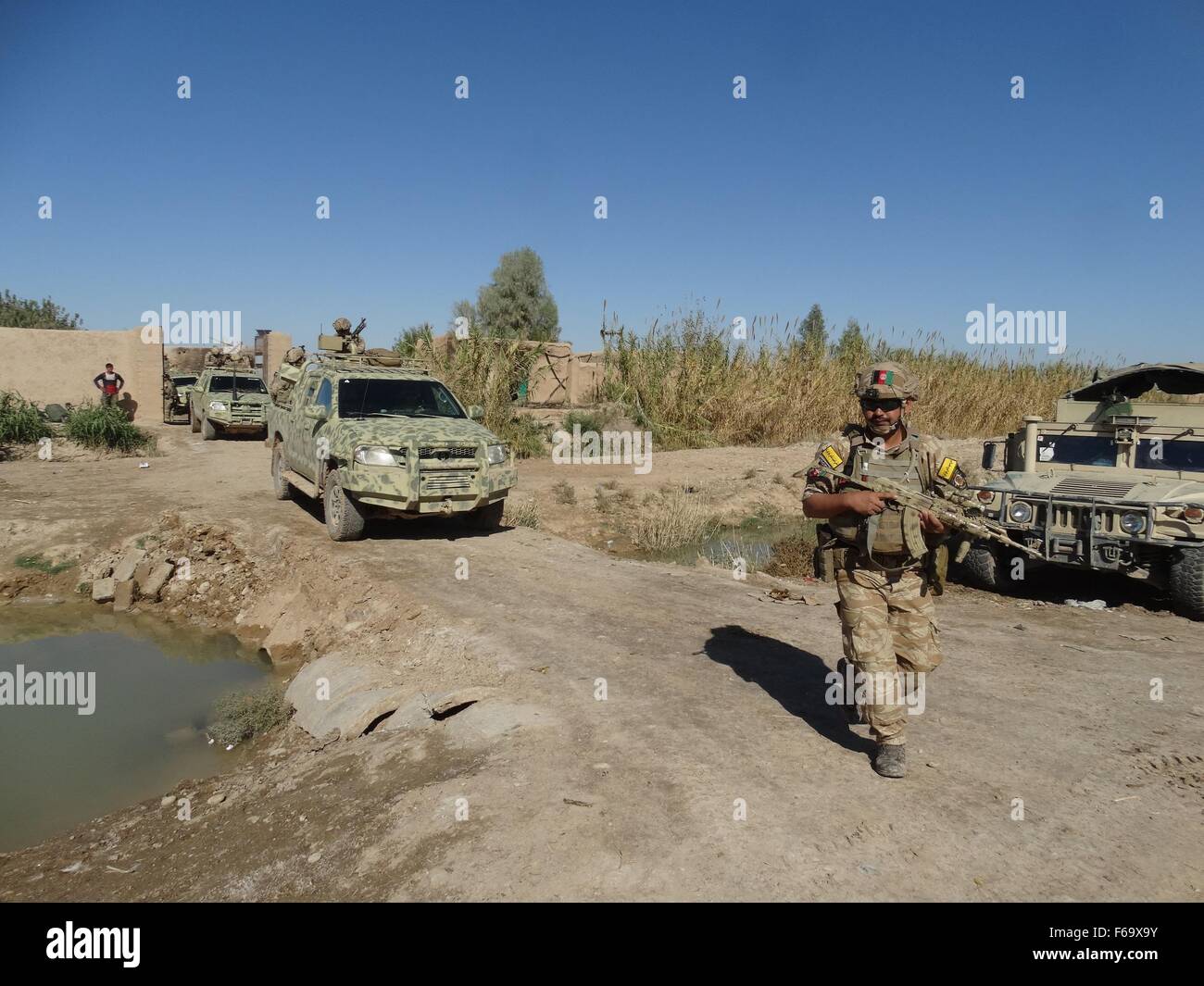 Sangin helmand province afghanistan soldier hi-res stock photography ...