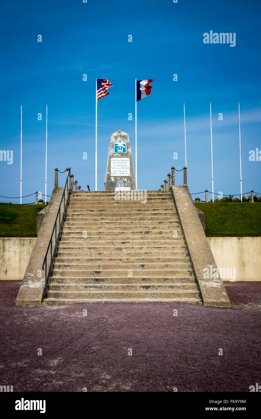 Utah beach american memorial hi-res stock photography and images - Alamy