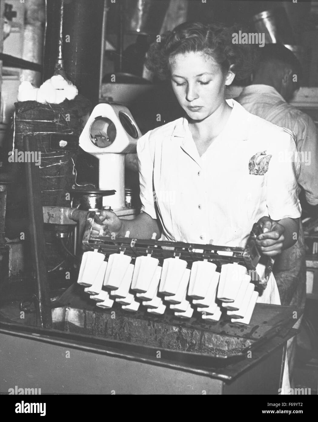 Frozen food production Black and White Stock Photos & Images - Alamy