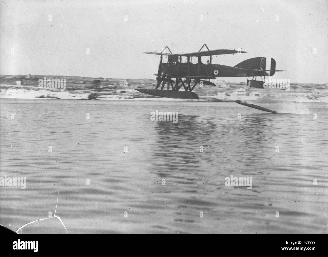 A training slide depicting the Short Type 320 Torpedo Bomber, a British ...