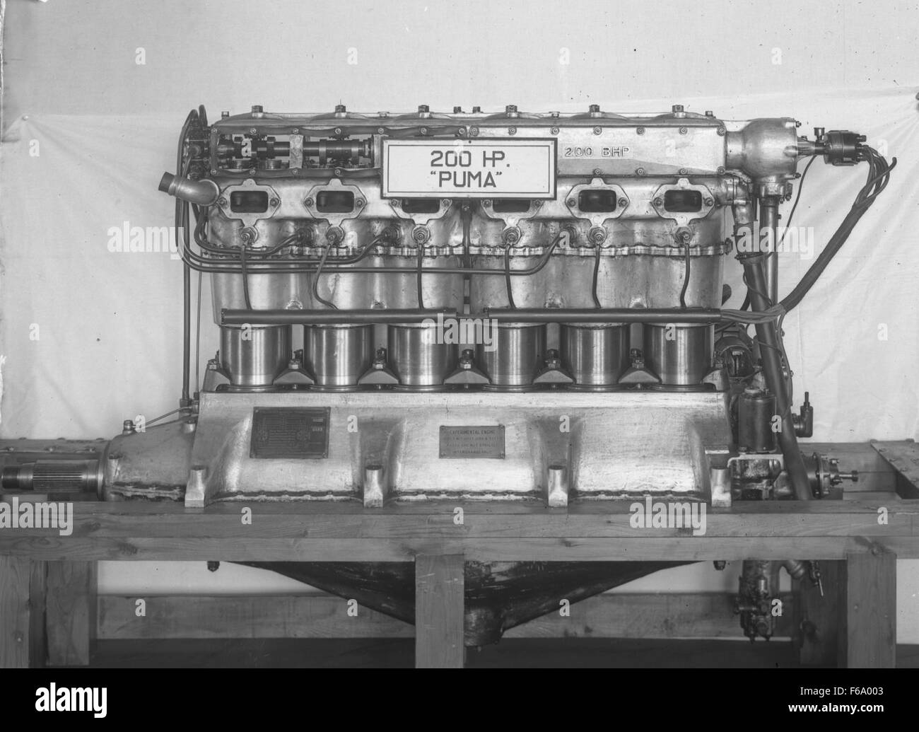 200 HP Puma Engine Stock Photo - Alamy