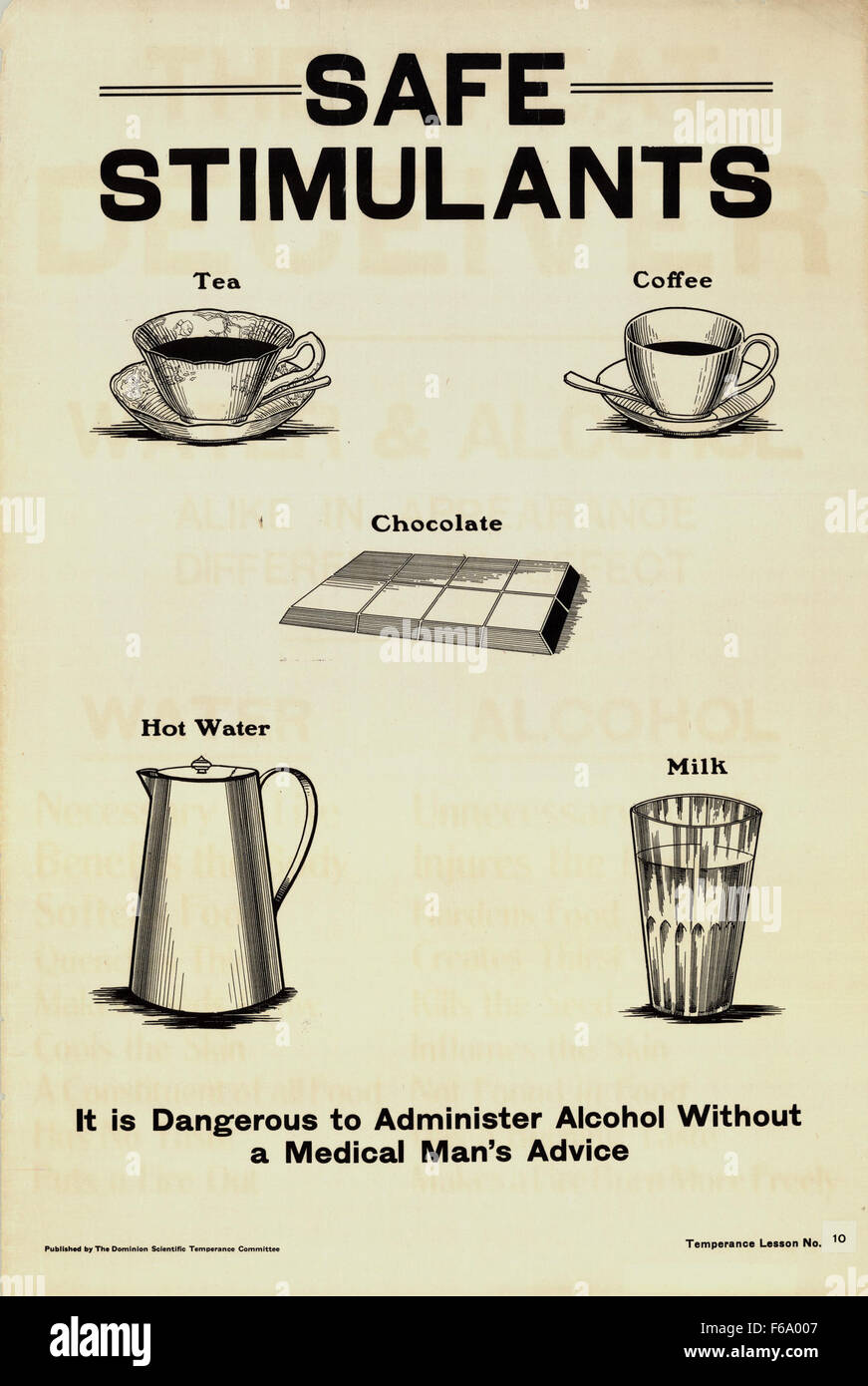 Temperance Poster High Resolution Stock Photography and Images - Alamy