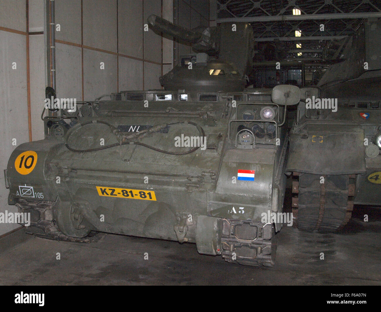 An M113 armored vehicle, identified as KZ-81-81, photographed at ...