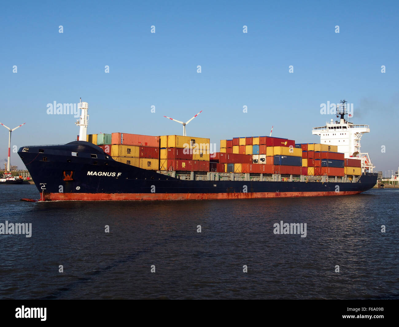 Magnus F, built in 2006 and identified by IMO 9306835, MMSI 304903000 ...