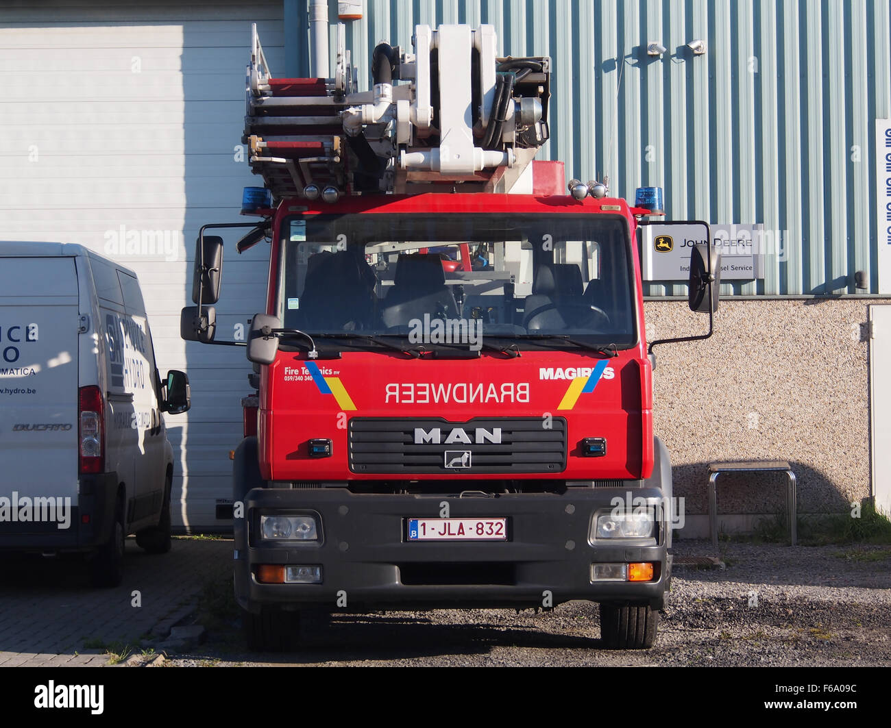 A MAN Magirus ALP 270 fire engine from Fire Technics NV, part of the ...
