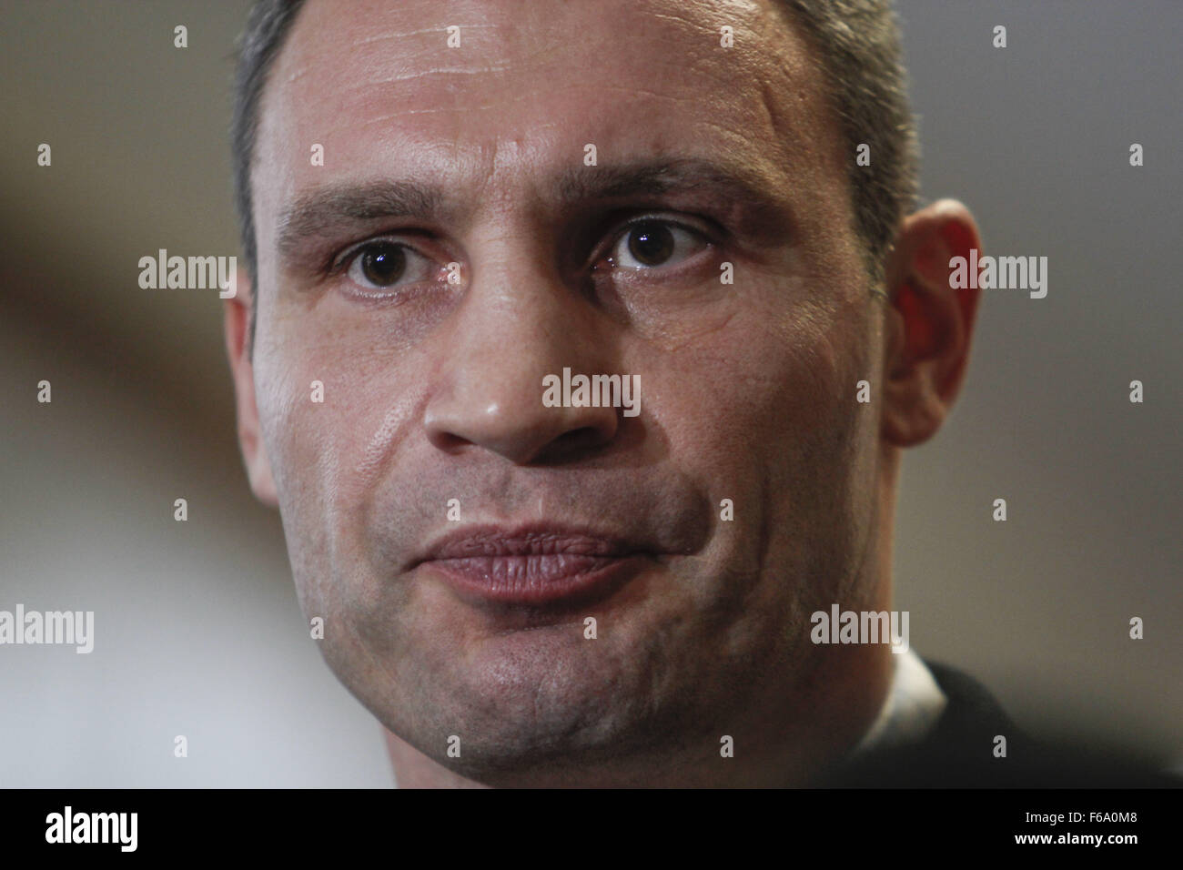 Kiev, Ukraine. 15th Nov, 2015. Kiev's current mayor and former ...