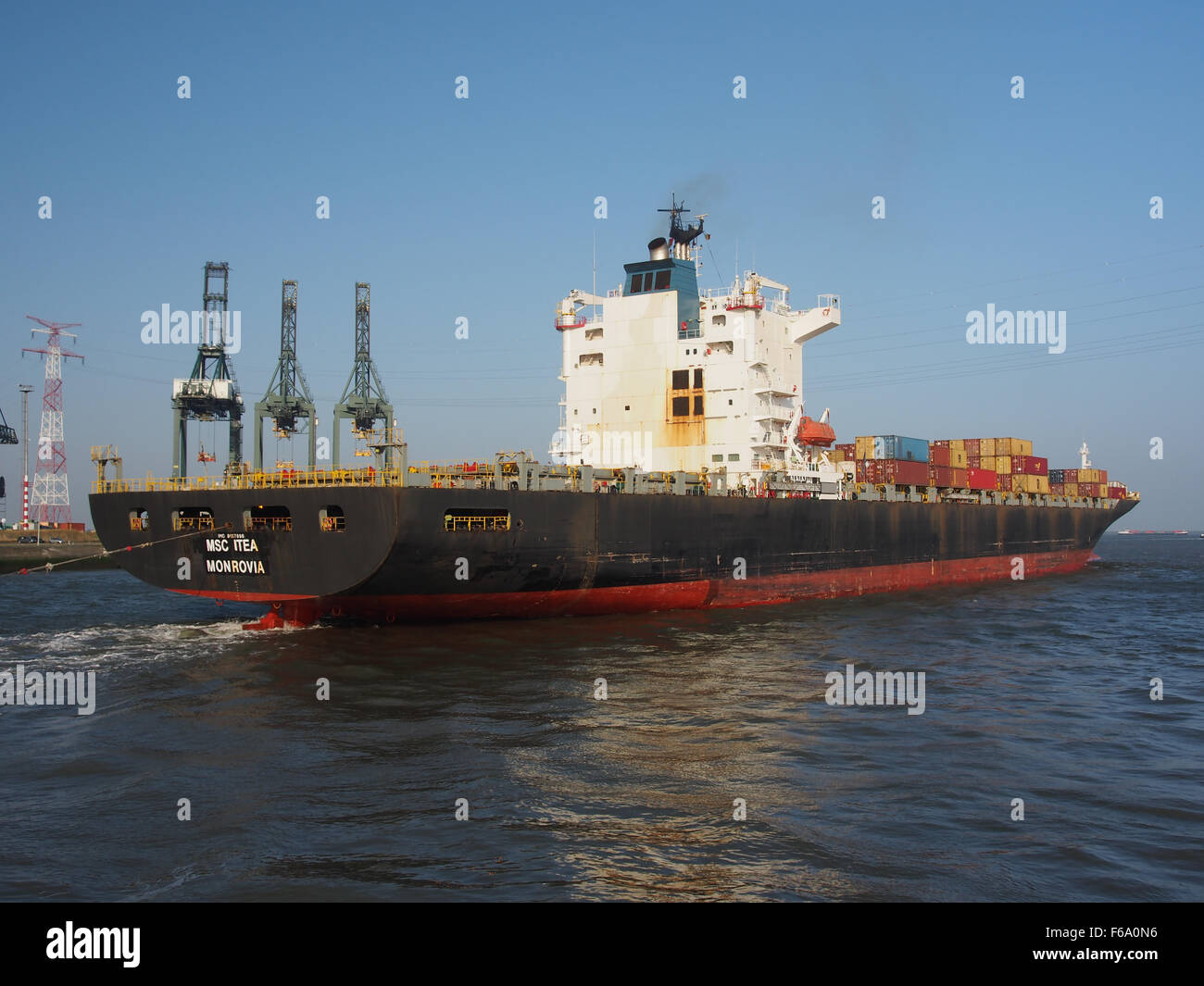 MSC Itea - IMO 9157698, Port of Antwerp pic 5 Stock Photo - Alamy