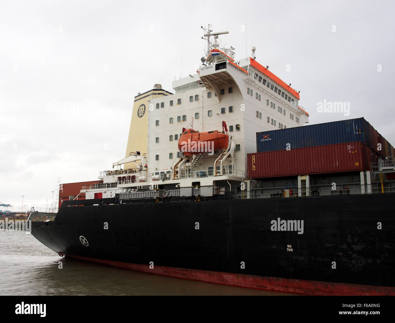 MSC Joy, with IMO 9039250, operates at Zandvlietsluis in the Port of ...