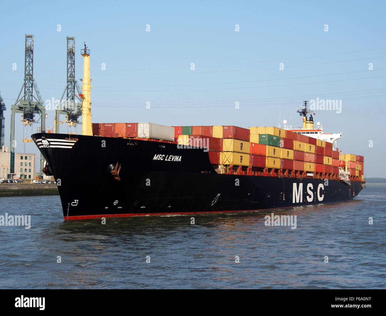 MSC Levina, identified by IMO 8608200 and callsign 3FJR8, operates at ...
