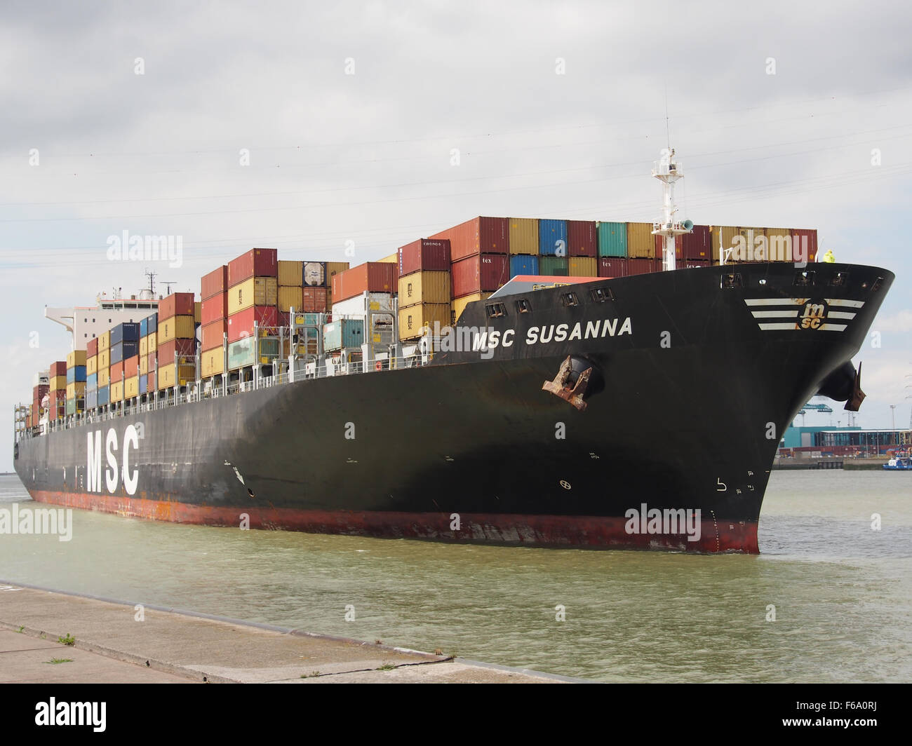 MSC SUSANNA, with IMO 9290543 and callsign 3ECU4, is a container ship ...