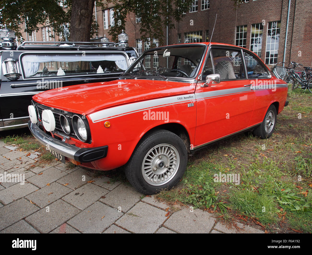 A 1976 DAF 66 1300 Marathon, displayed at Oisterwijkste Stoomdagen 2015 ...