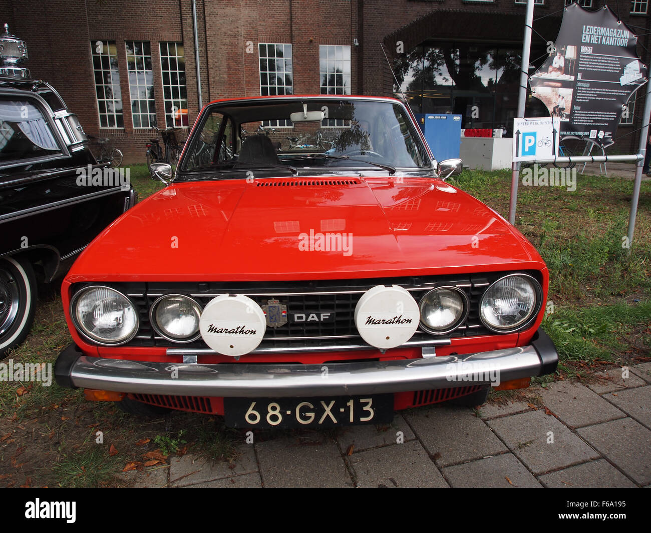 A 1976 DAF 66 1300 Marathon, displayed at the Oisterwijkste Stoomdagen ...