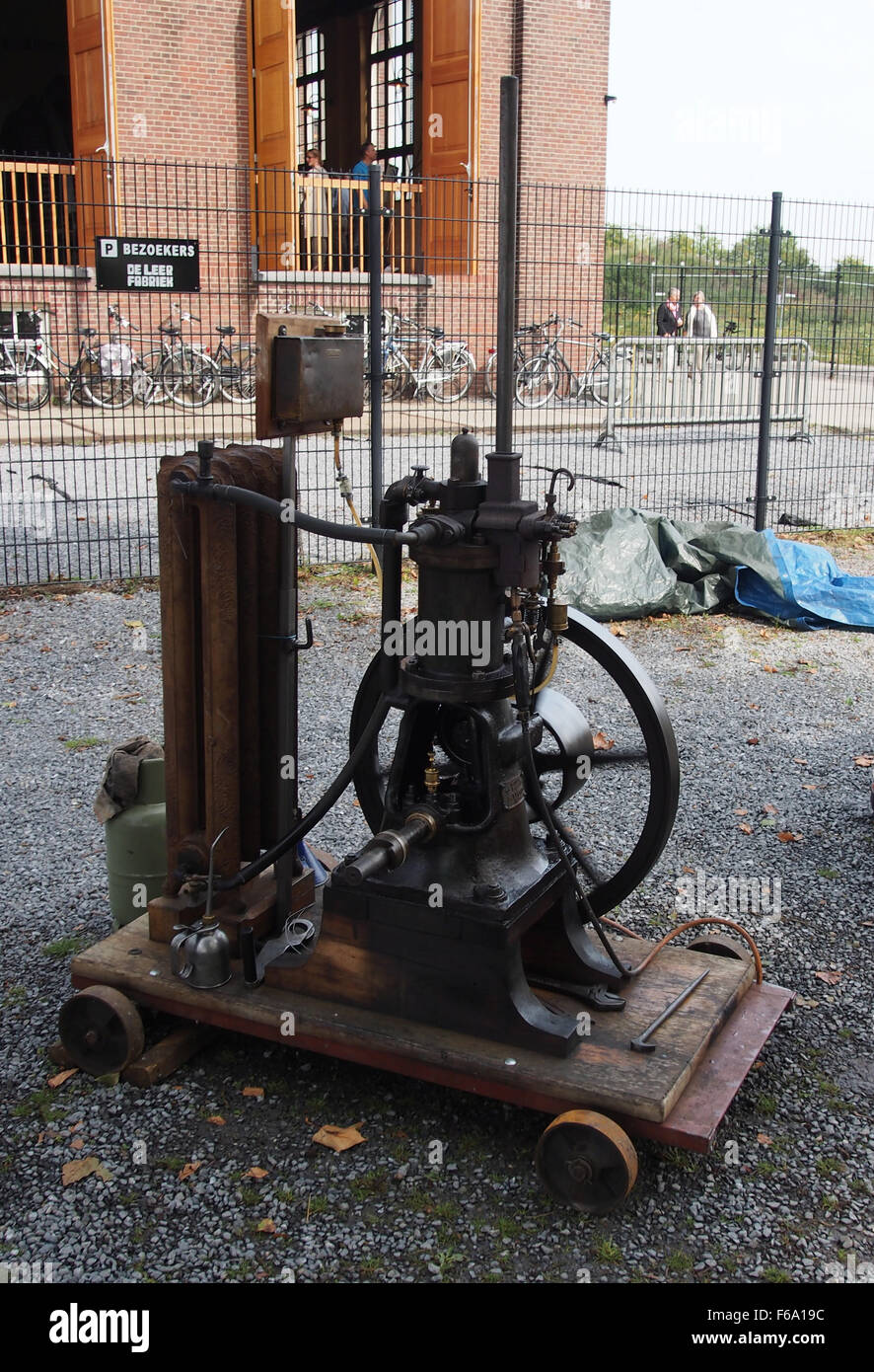 A Le Progres engine, displayed at Oisterwijkste Stoomdagen 2015 ...