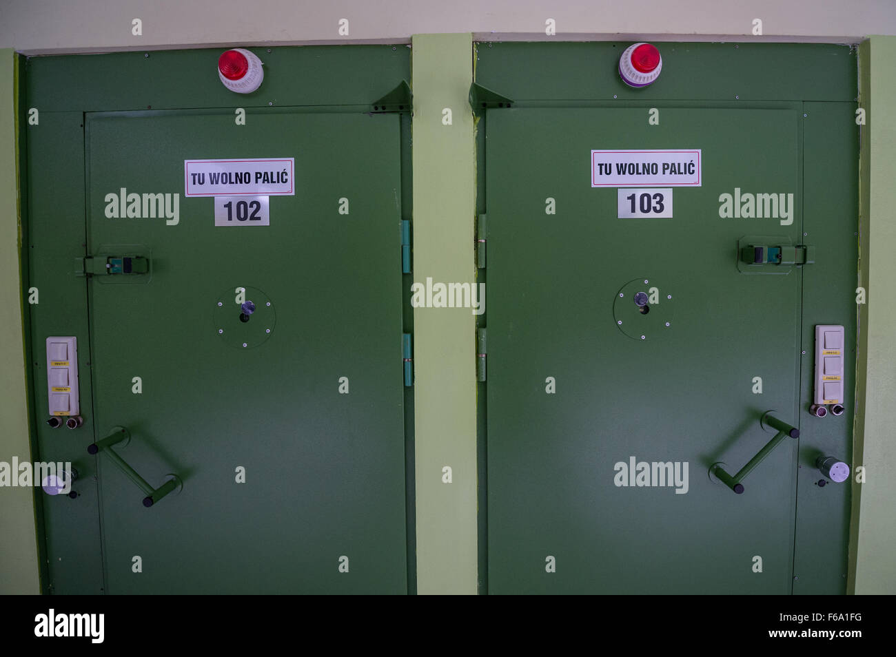 Inside the Sluzewiec Prison in Warsaw, Poland Stock Photo - Alamy