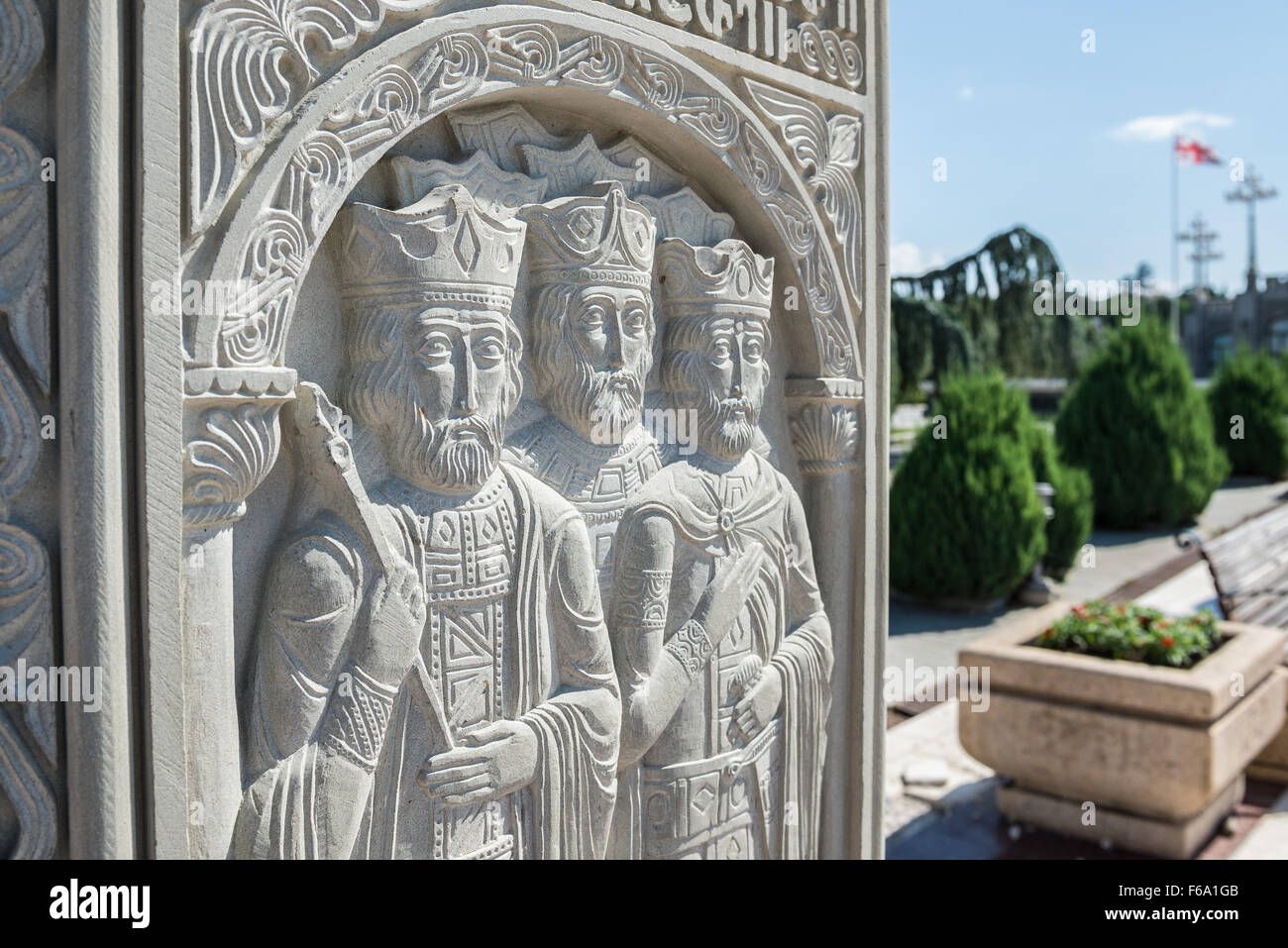 Pillar of the holy trinity hi-res stock photography and images - Alamy