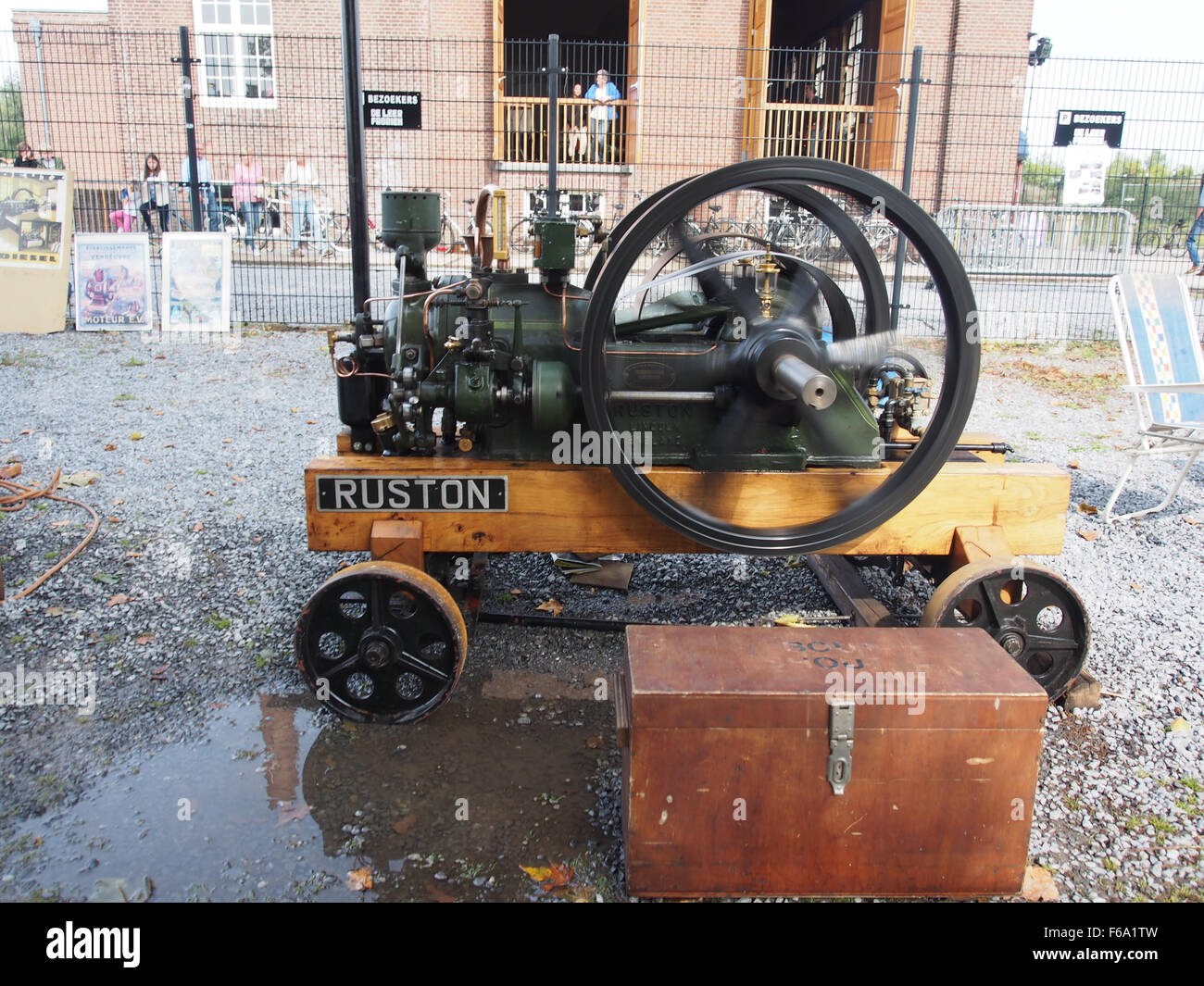 A Ruston engine displayed at Oisterwijkste Stoomdagen 2015, showcasing ...