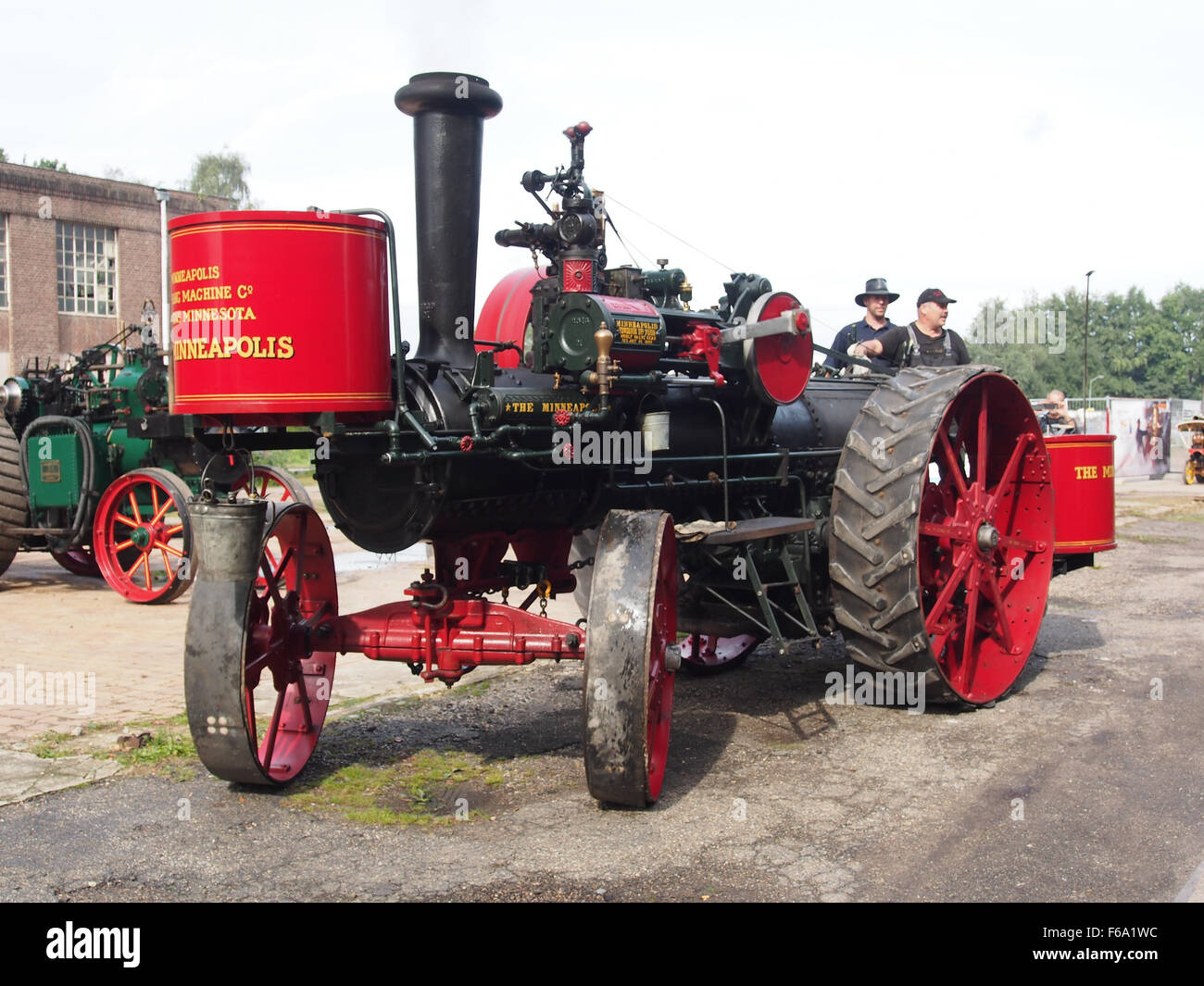 The Minneapolis threshing machine displayed at Oisterwijkste Stoomdagen ...