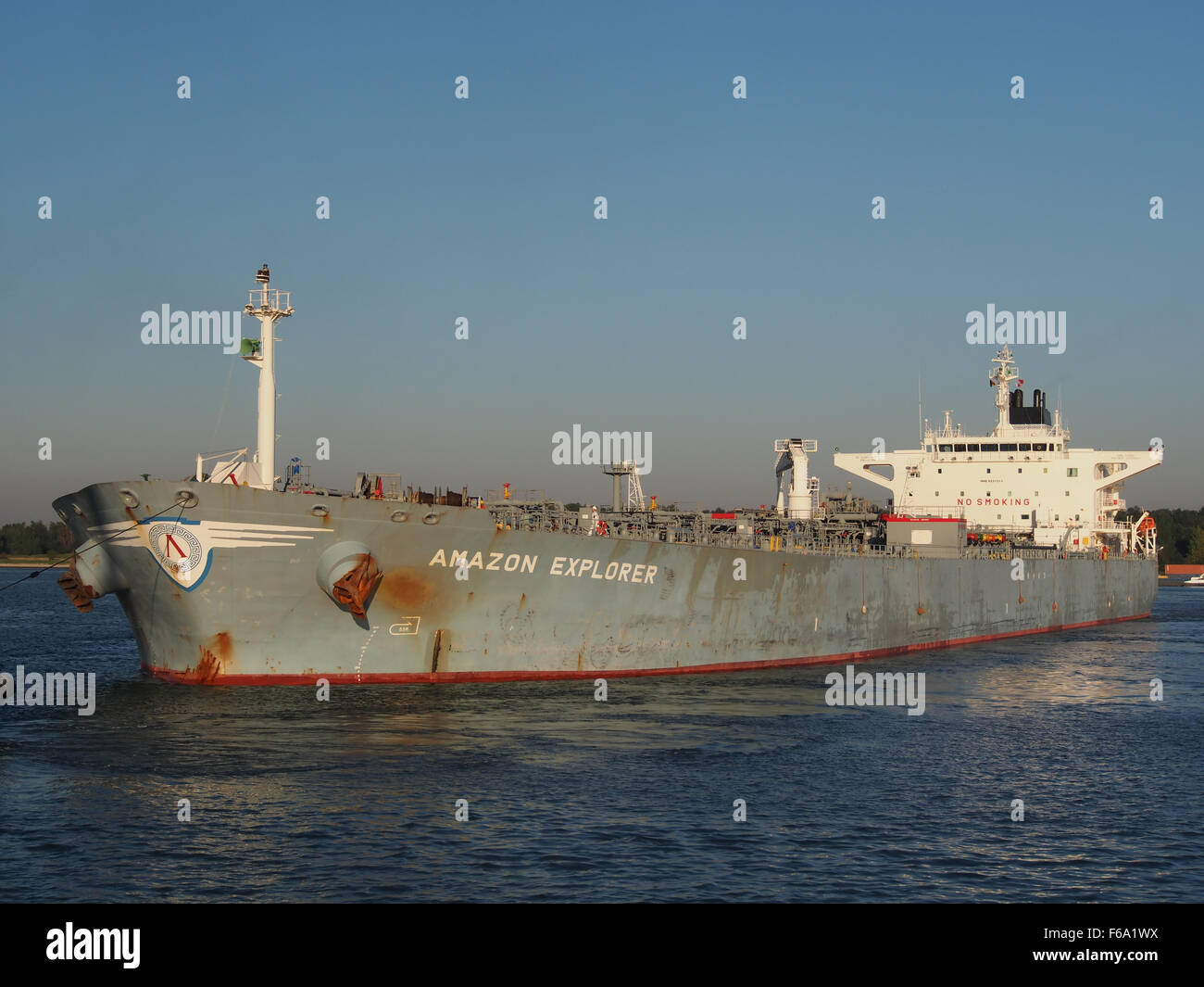 The Amazon Explorer, a 2002-built container ship (IMO 9231511), is ...