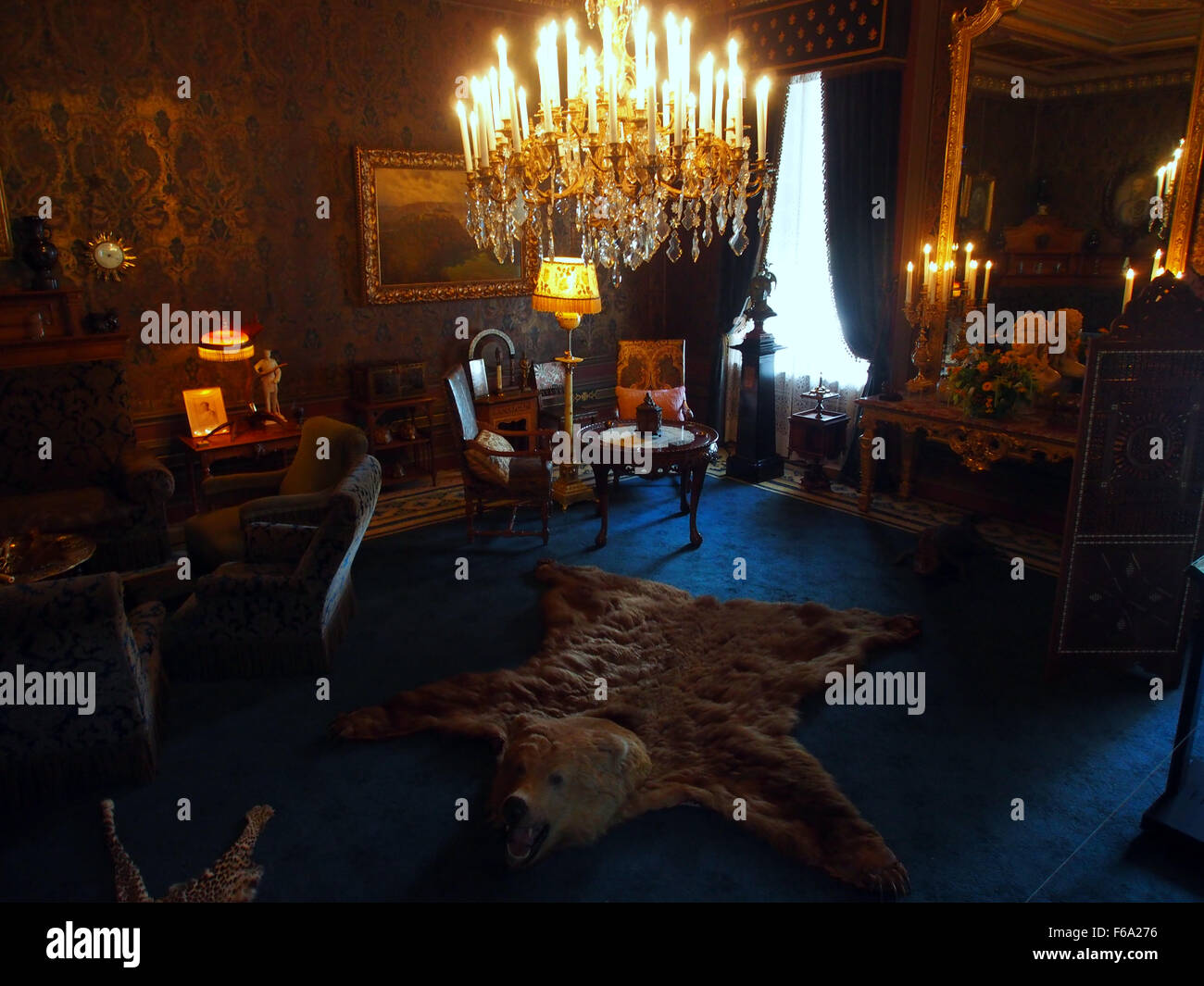 Another view of the elegant interior of Paleis Het Loo, highlighting ...