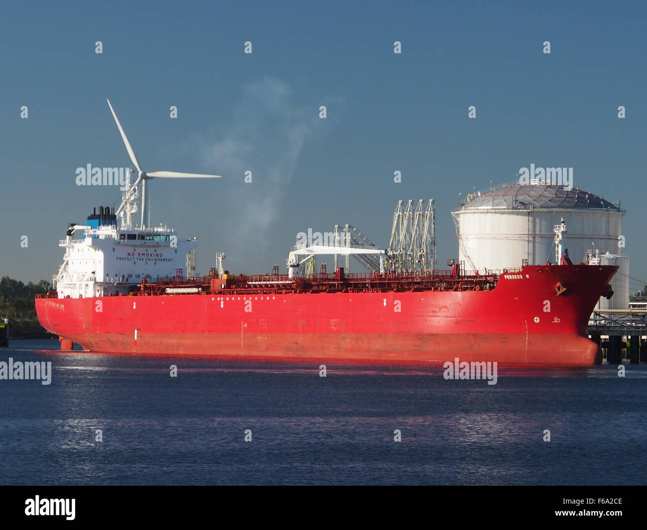 The Perseus N, a vessel built in 2009, is operating in the Port of ...