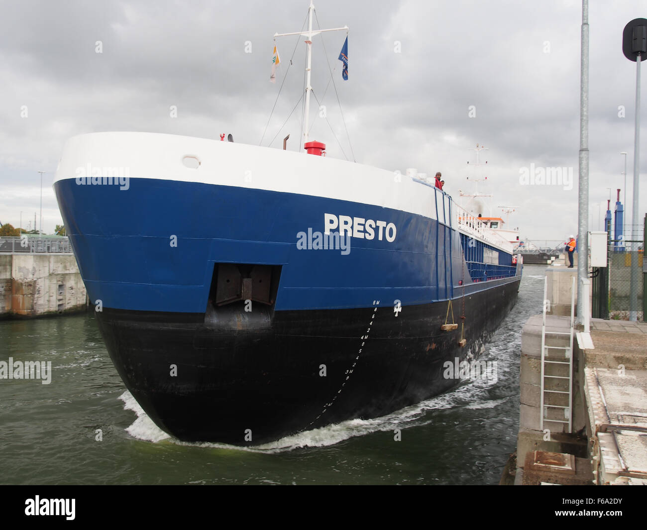 Presto (ship, 2003), IMO 9195626, Port of Antwerp pic1 Stock Photo - Alamy