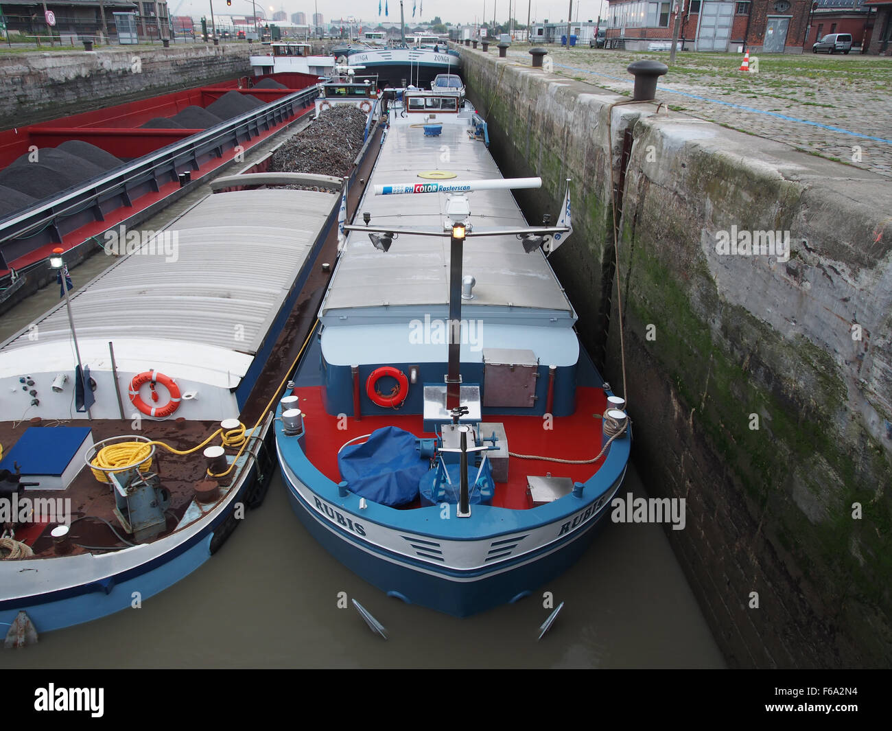 Rubis (ship, 1960), ENI 06003200, Royerssluis, Port of Antwerp Stock ...