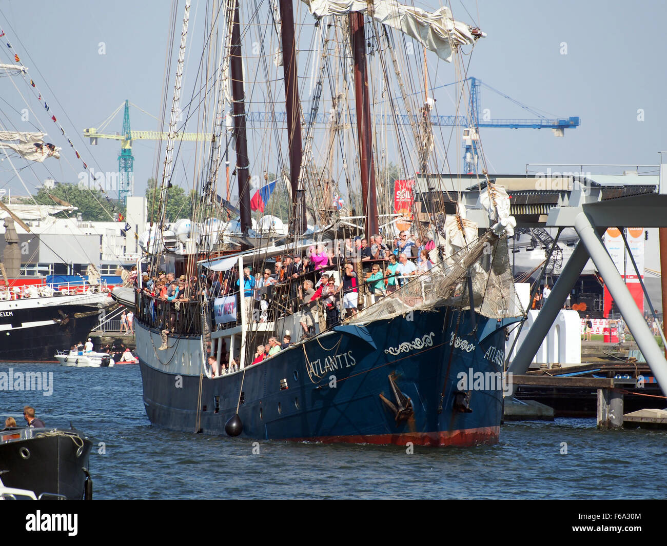 The Atlantis is a container ship operating during the SAIL Amsterdam ...