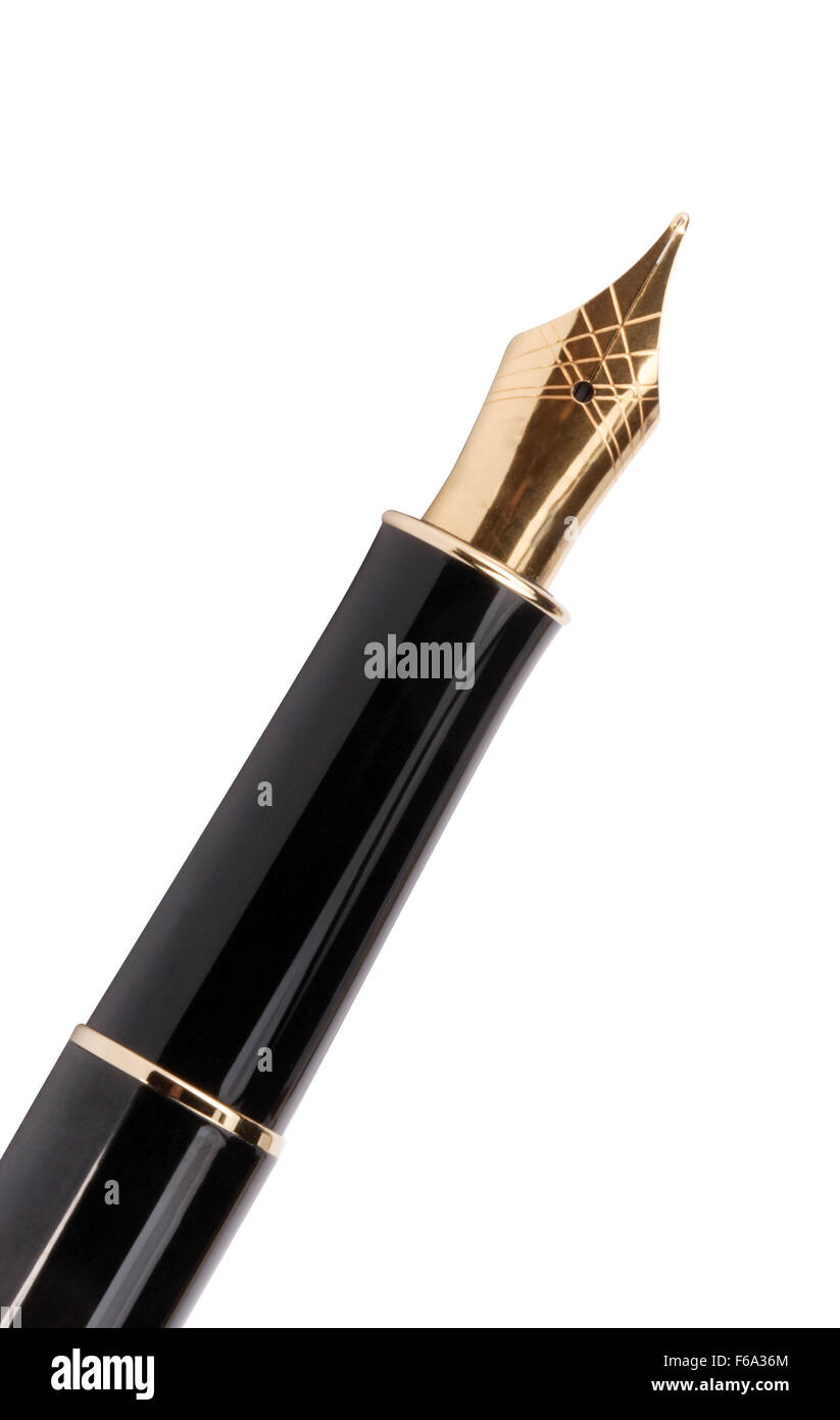 fountain pen isolated Stock Photo - Alamy