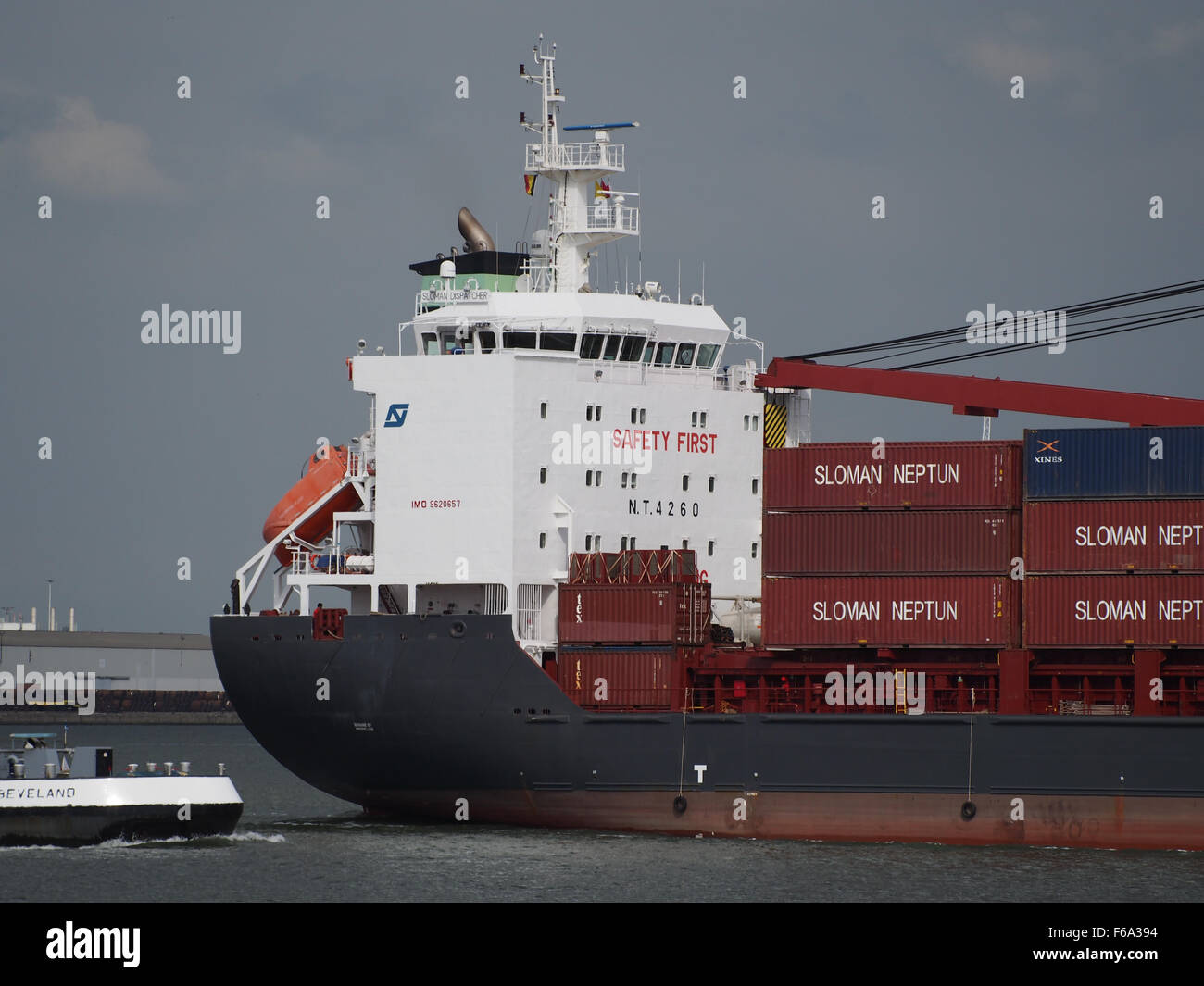 Sloman Dispatcher is a vessel operating in the Port of Antwerp ...