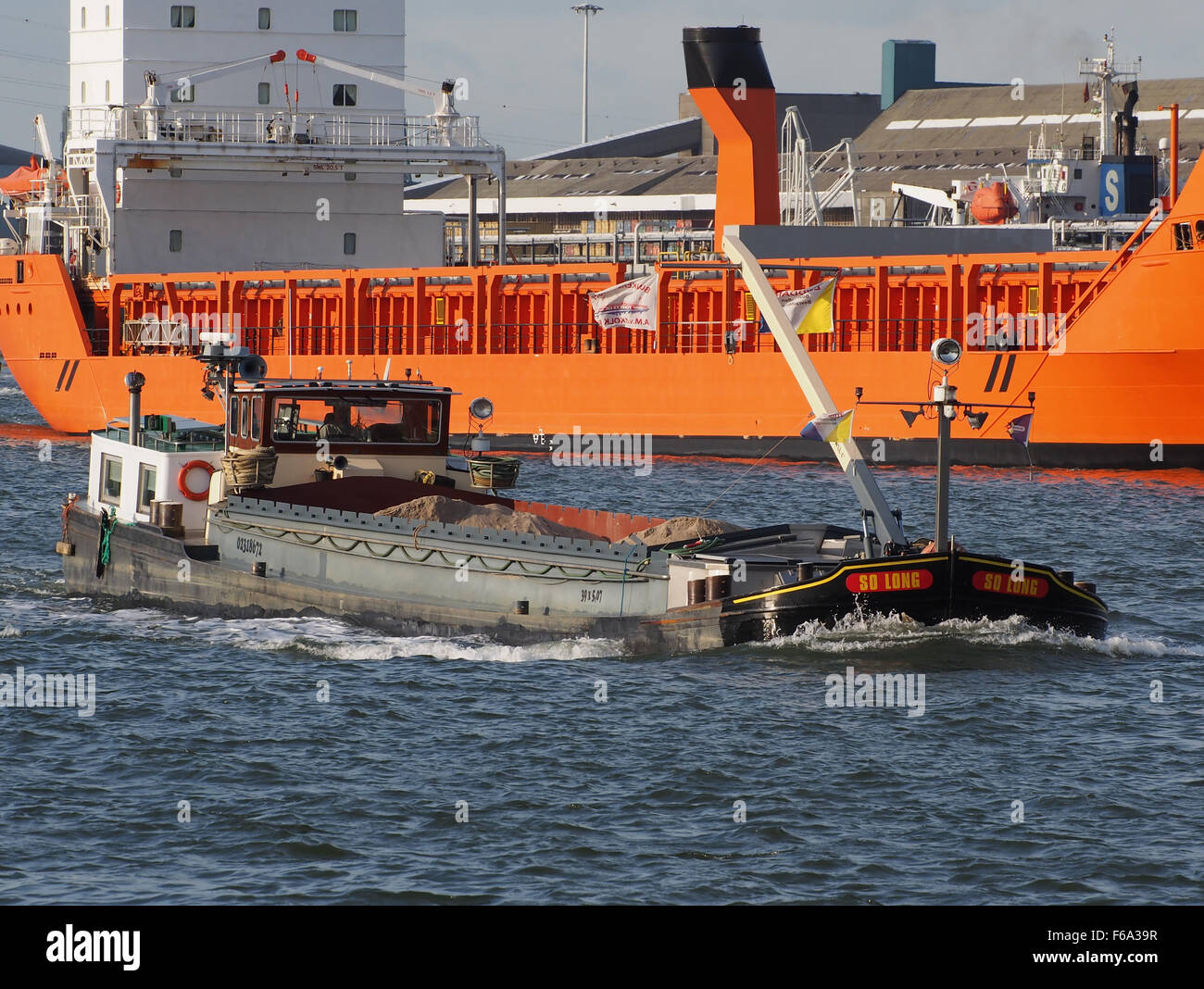 So Long is a container ship built in 1964, docked at the Port of ...
