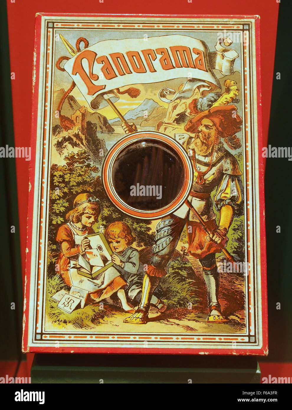 A Panorama kijkkast (panorama viewing box) from around 1910, displayed ...