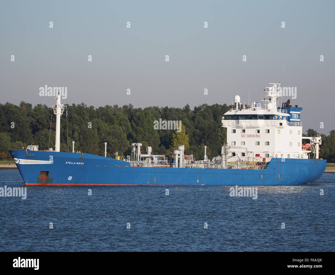 Stella Wega, built in 1996, is a container ship operating in the Port ...