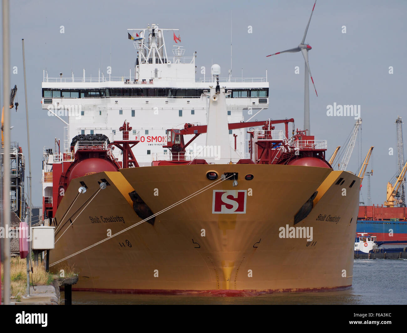 Stolt Creativity - IMO 9102095, Port of Antwerp pic2 Stock Photo - Alamy
