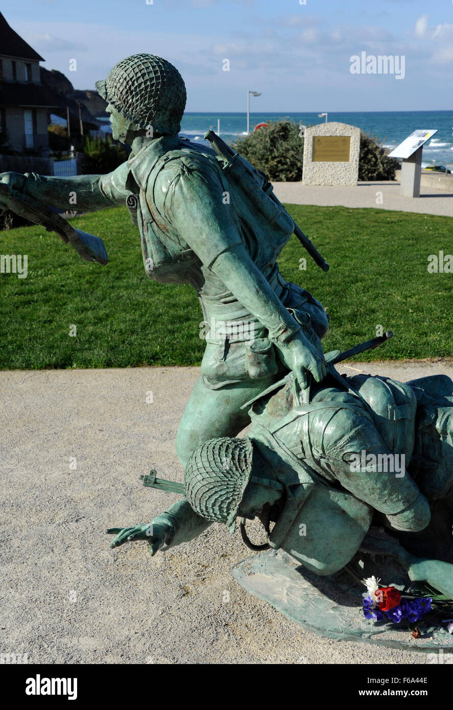 D Day,Vierville-sur-Mer,National Guard of the United States Memorial ...