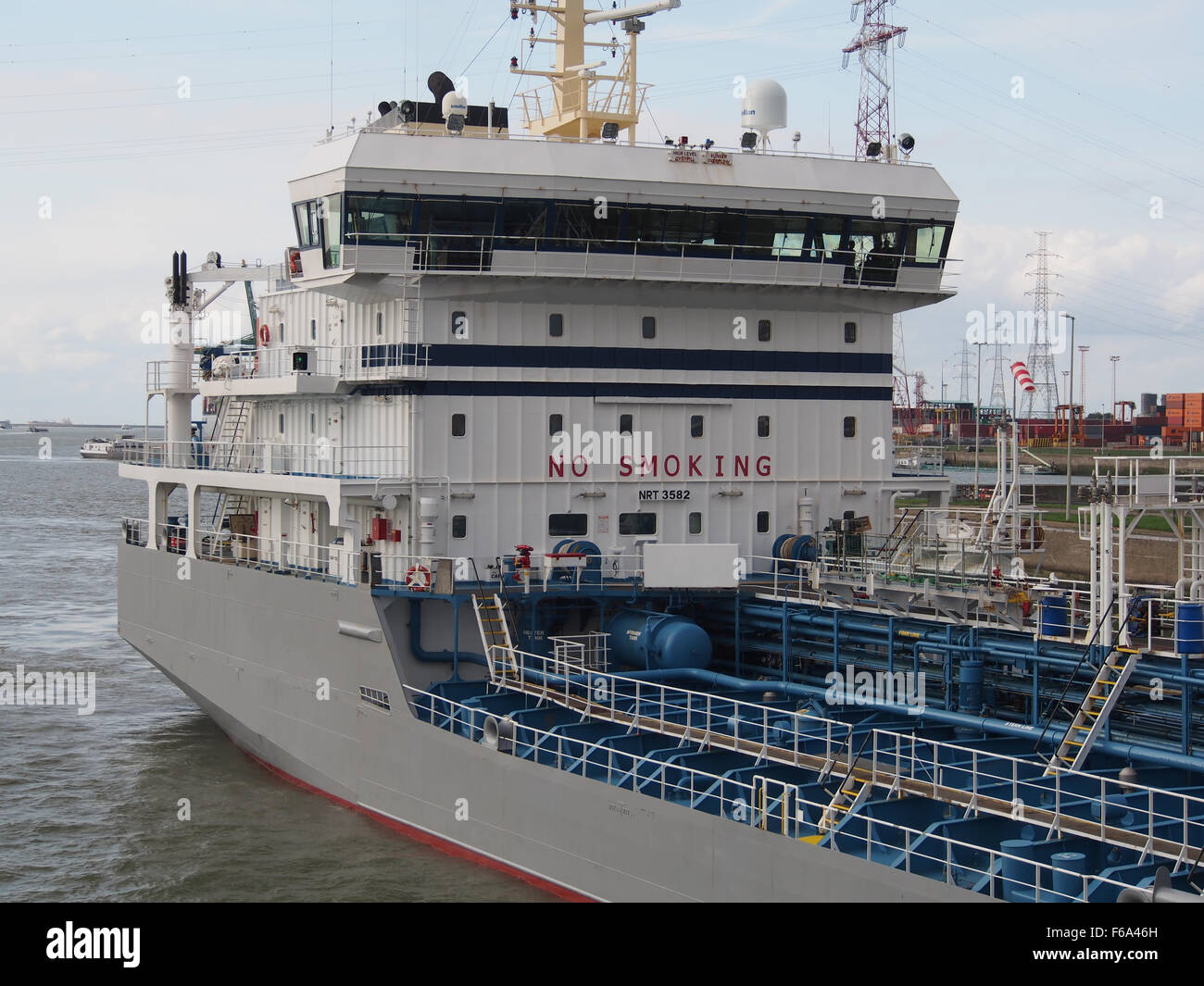 Ternvind, a modern container ship, is seen navigating through ...