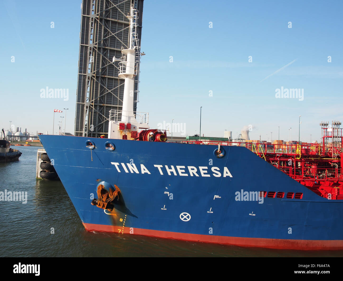 The Tina Theresa, with IMO number 9478298 and callsign OWEU2, is a ...